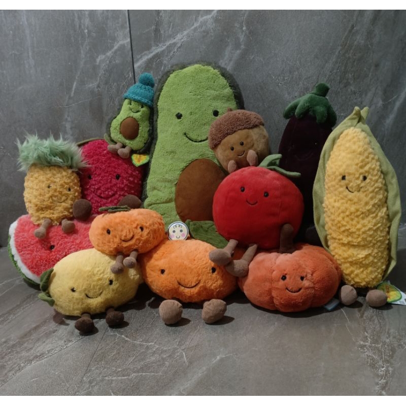 Jual jellycat amuseable fruits and vegetable, updated : juli 2024 ...