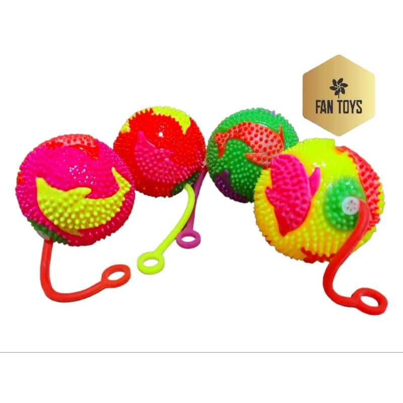 Jual Mainan Anak Cit Cit Bola Dolpin / Bola Dolpin Lampu Motif Nyala ...