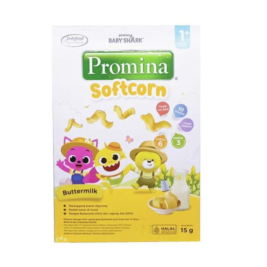 Jual PROMINA Softcorn Biskuit Snack Bayi Box 15gr - Strawberry Yogurt ...