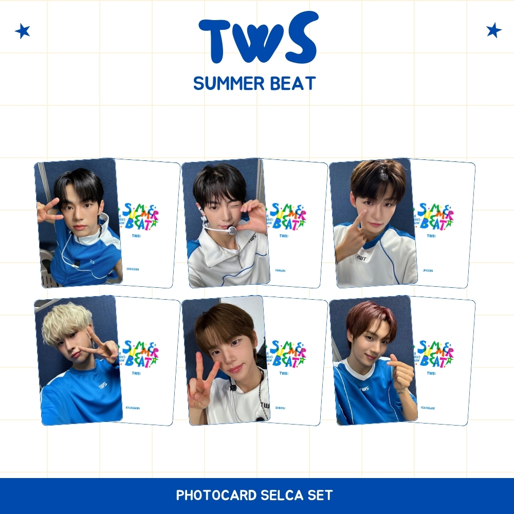 Jual PHOTOCARD TWS SELCA SUMMER BEAT 2SISI (ISI 5 PCS + LAMINASI 2 SISI ...