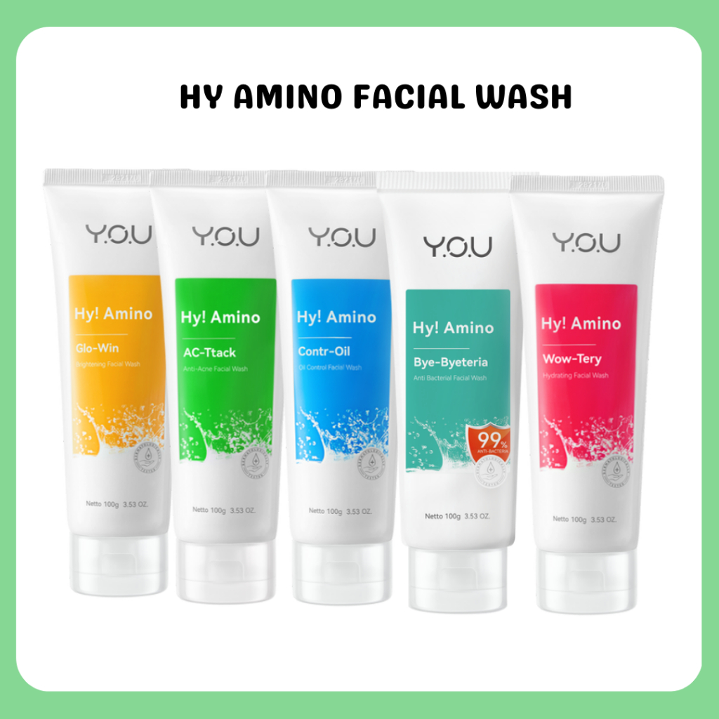 Jual You Hy Amino Facial Wash | Anti Acne | Oil Control | Brightening ...