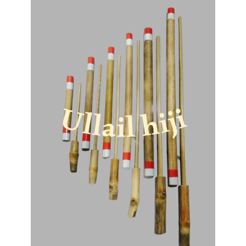 Jual 1 pcs merah putih mainan bambu dor doran mainan tradisional ...