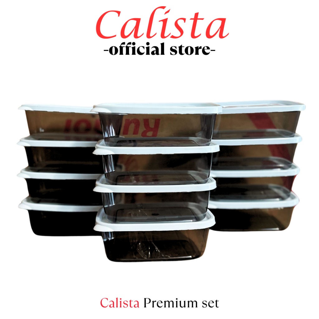 Jual FOOD CONTAINER SET TOPLES PLASTIK CALISTA FURANO SMOKE 6PCS TEMPAT ...