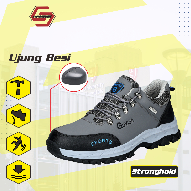 Jual [Diskon] Sepatu Safety Sport New Original By Guyisa Grey ...