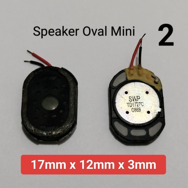 Jual 2Pcs Speaker Buzzer Mini Hp laptop 17mm x 12mm x 3mm | Shopee ...