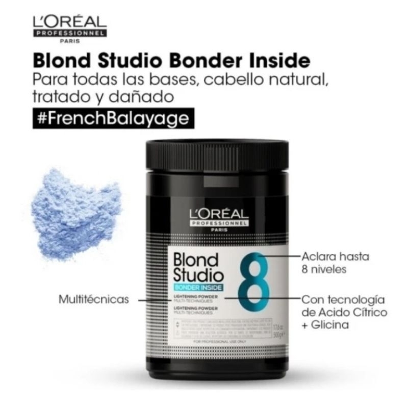Jual Bleaching loreal blond studio bleach powder 500g | Shopee Indonesia