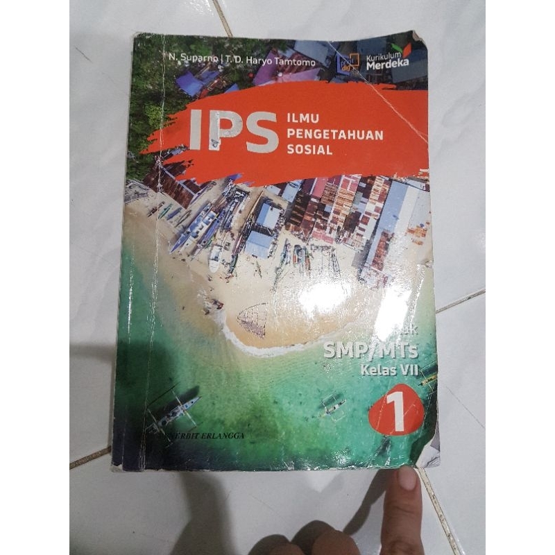 Jual Buku IPS Kelas 7 SMP KURIKULUM MERDEKA ERLANGGA BEKAS | Shopee ...