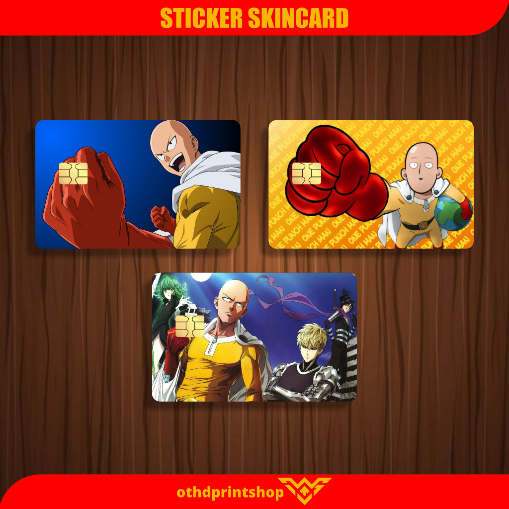 Jual STIKER ATM SKINCARD SAITAMA Sticker Garskin Kartu Atm Skin Card ...