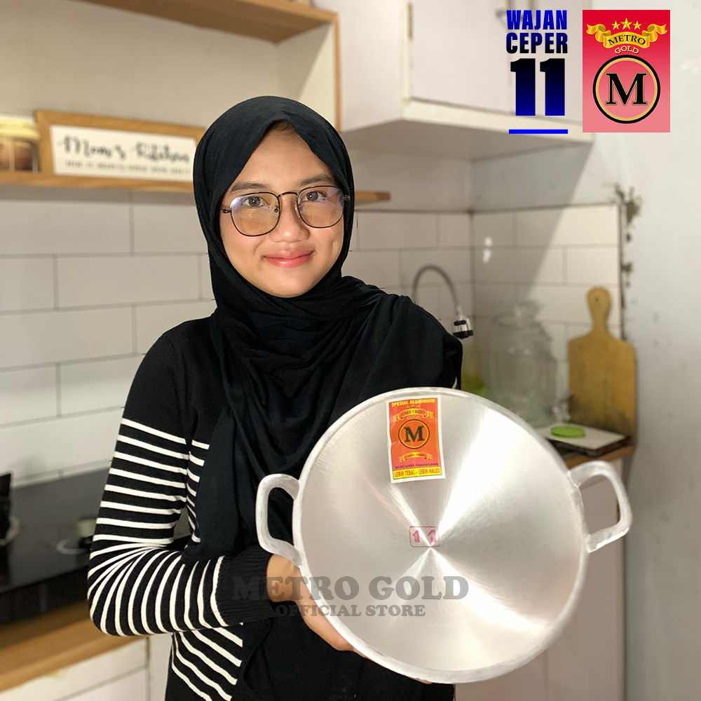 Jual METROGOLD - WAJAN CEPER NO. 11 ALAT PENGGORENGAN BAHAN ALUMUNIUM ...