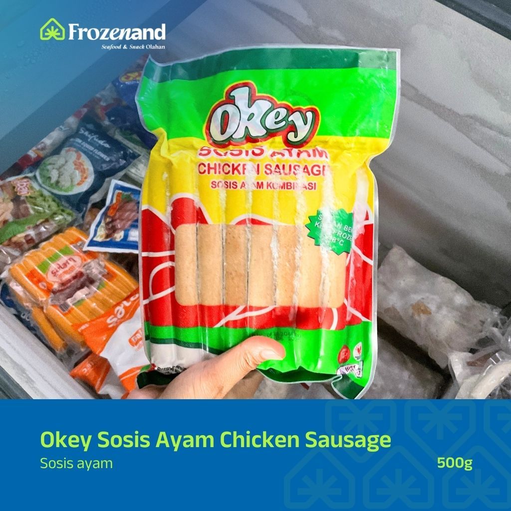 Jual Okey Sosis Ayam Chicken Sausage 500g | Shopee Indonesia