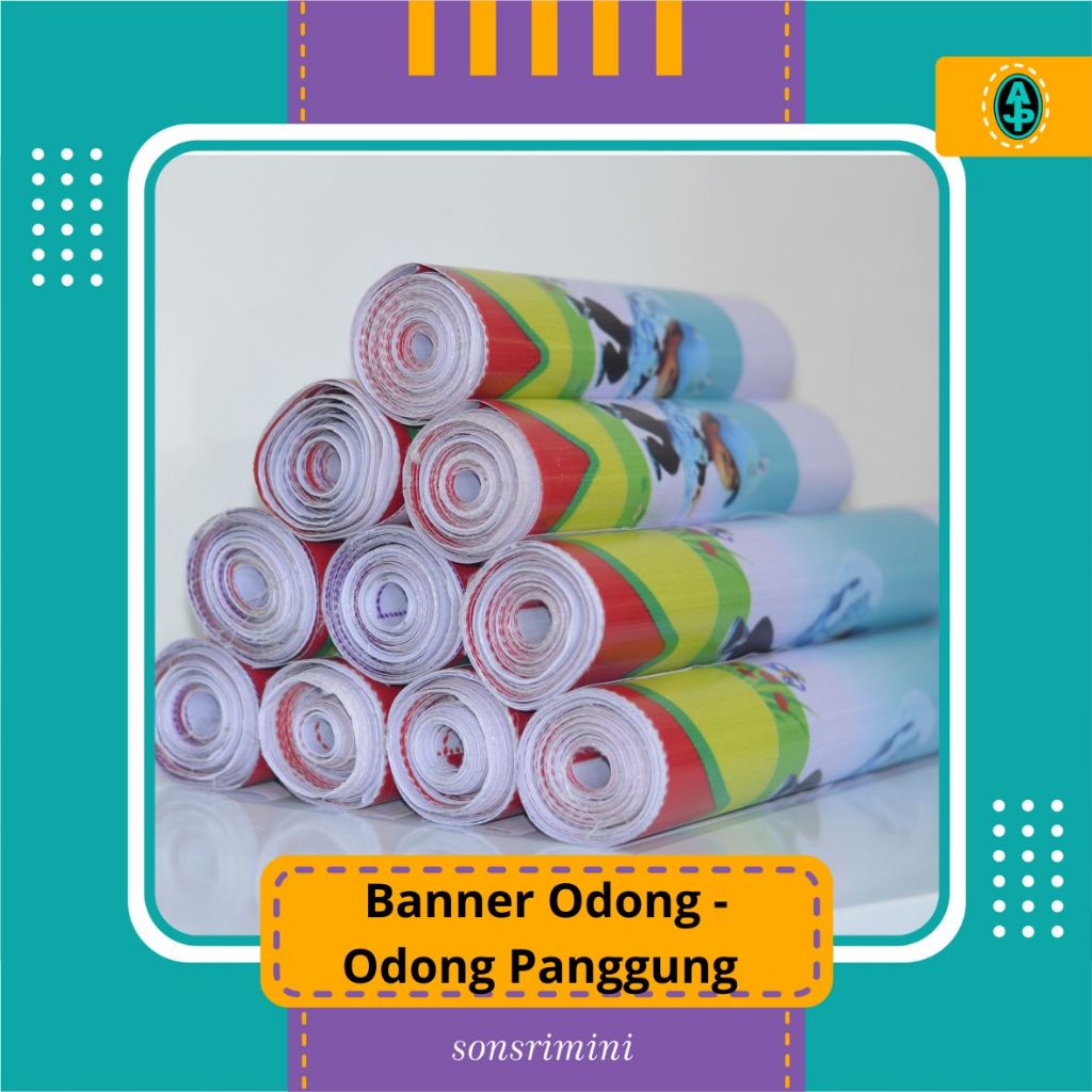 Jual Banner odong odong || Spanduk odong odong AJP Grup | Shopee Indonesia