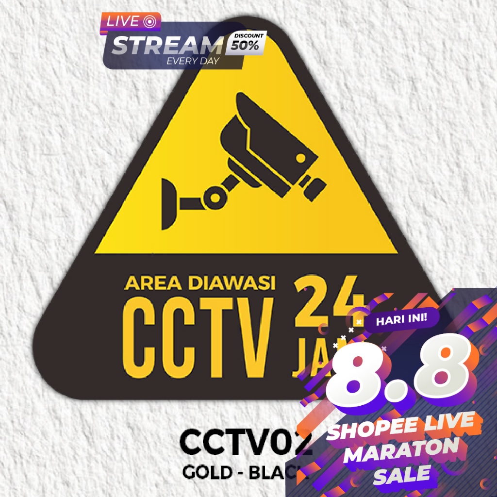 Jual SIGN ACRYLIC CCTV 24 JAM / SIGN ACRYLIC / SIGN CCTV MURAH | Shopee ...