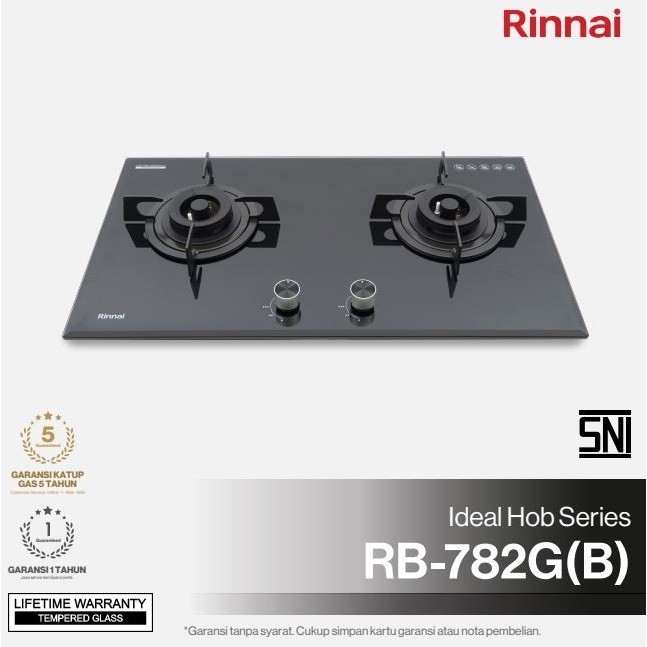 Jual KOMPOR TANAM RINNAI RB 782G (B) BLACK | Shopee Indonesia