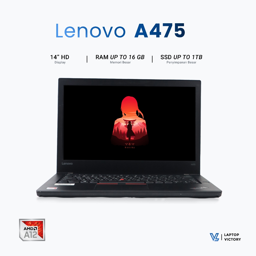 Jual Laptop Lenovo Thinkpad A475 AMD A12 Gen 9 SECOND BERGARANSI ...