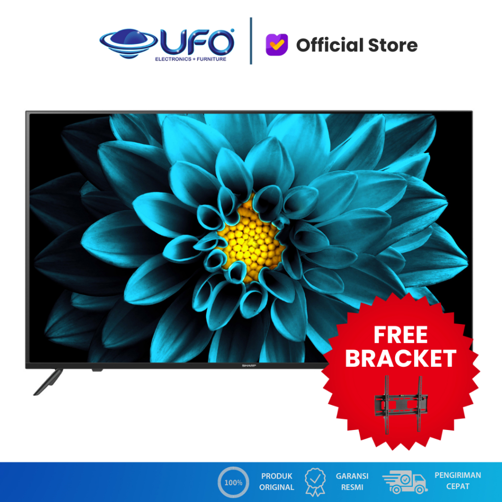 Jual Sharp 55 Inch Android TV LED 4K UHD 4TC55EK2X | Shopee Indonesia