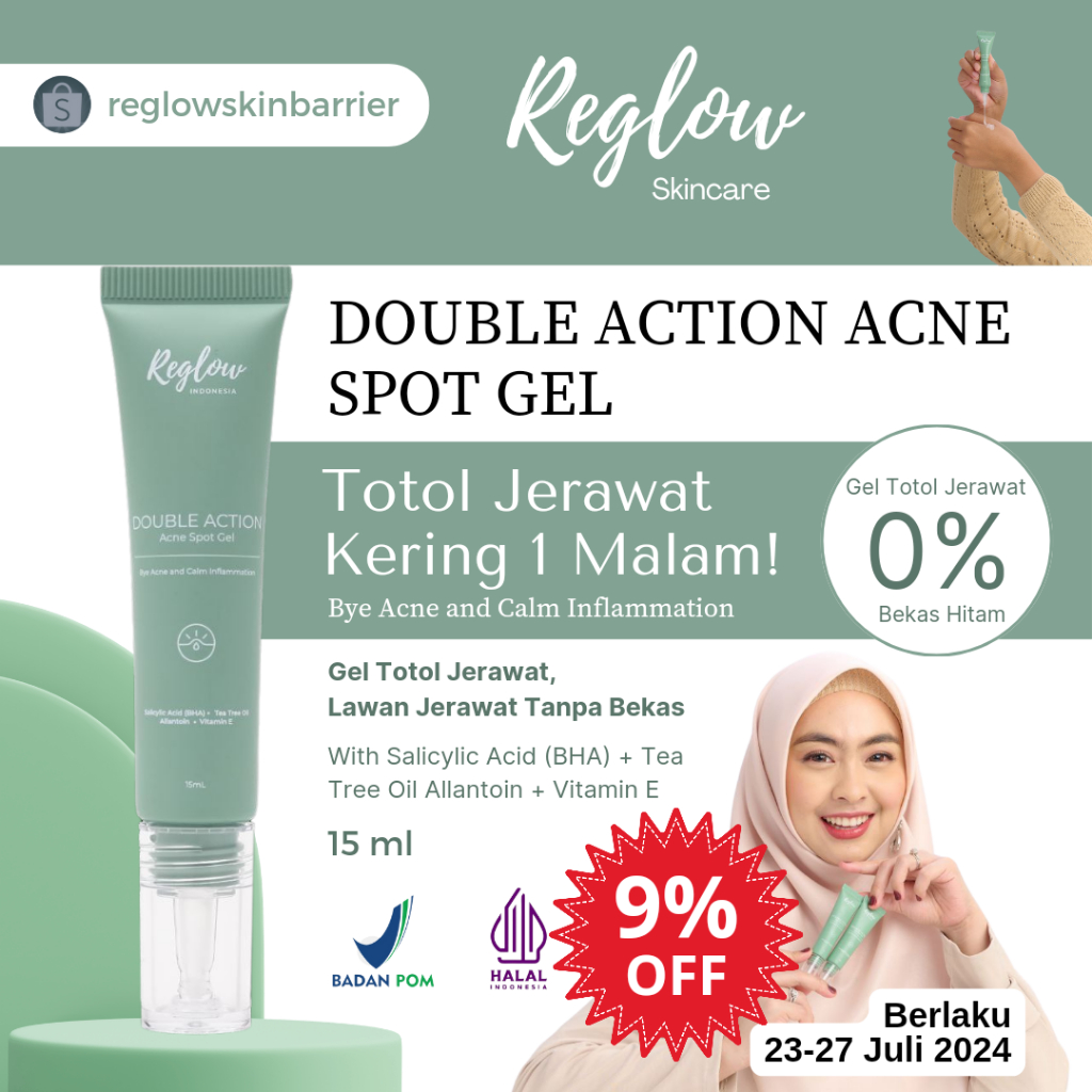 Jual Obat Jerawat Ampuh Double Action Acne Spot Gel by Re glow dr ...
