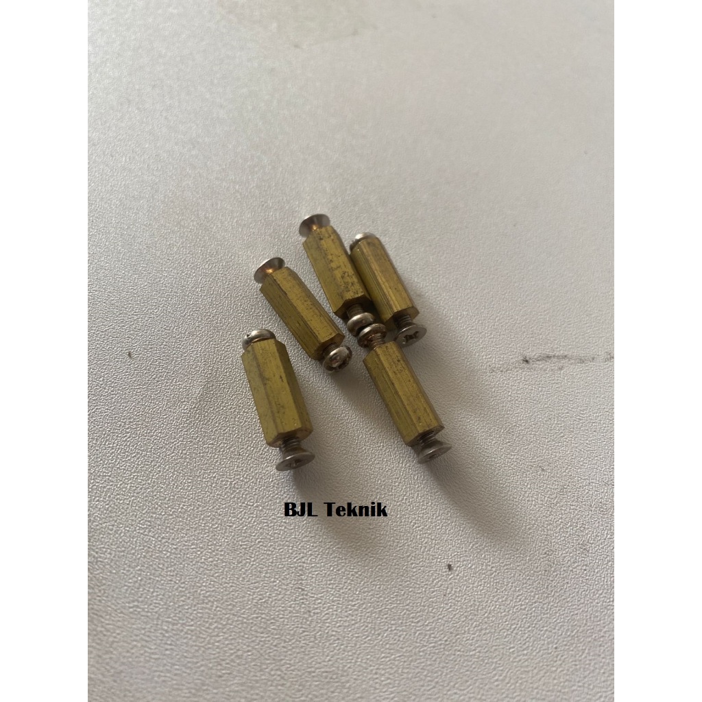 Jual Spacer / Spicer kuningan hexagonal baut baut Pilar Double Pass ...