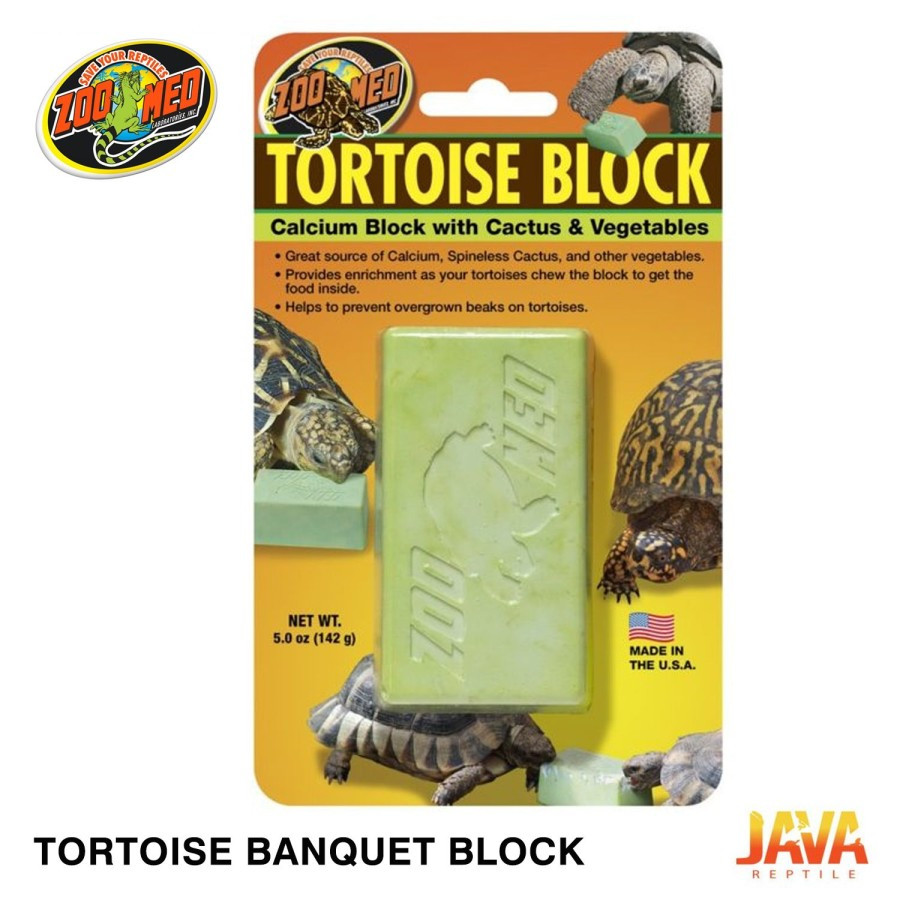 Jual Zoomed Tortoise Banquet Block Cactus and Vegetables - Calcium ...