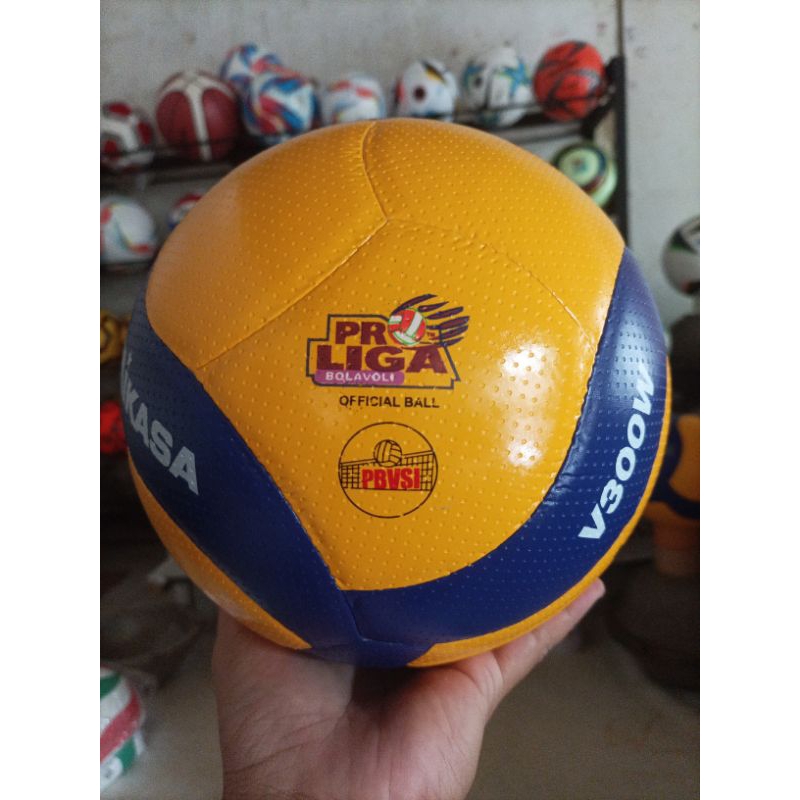 Jual Bola Volley Mikasa V300W Grade Original Super Outdoor Indoor ...
