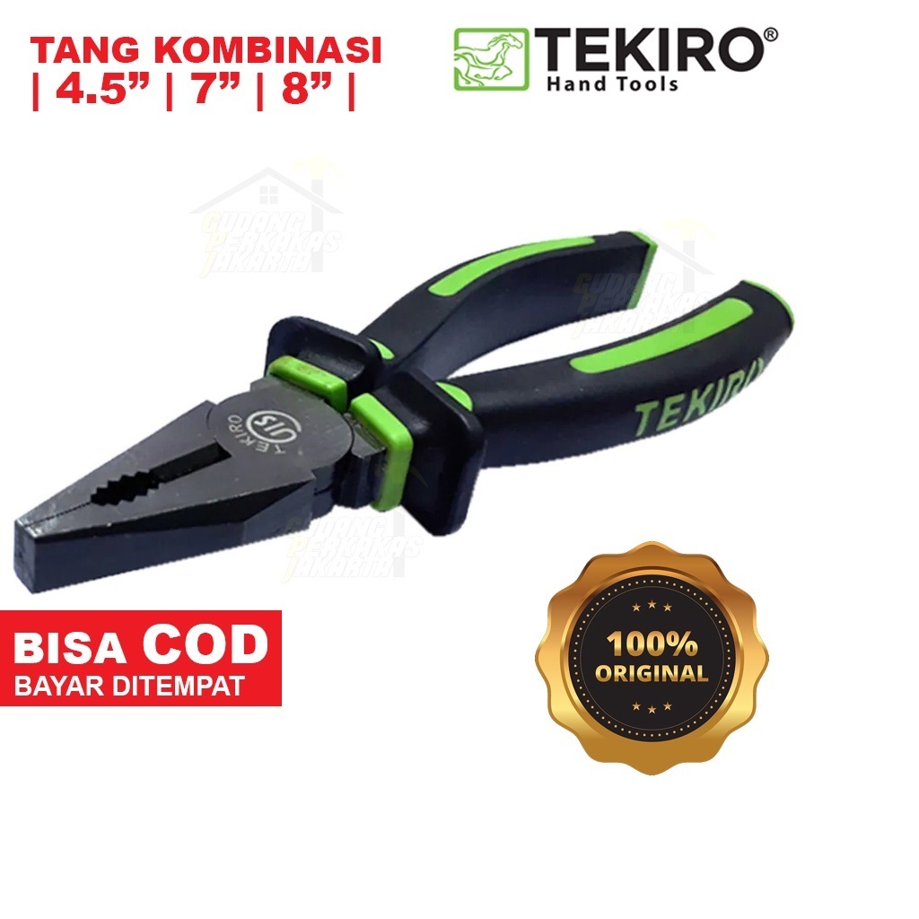 Jual ORIGINAL TEKIRO Tang Kombinasi/ TANG TEKIRO ASLI 100%/TEKIRO ...