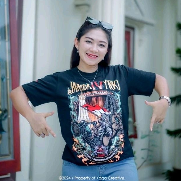 Jual LENGAN PENDEK KAOS/T-SHIRT HITAM JAMDA 4 YRKI DIY JOGJA 100% ...