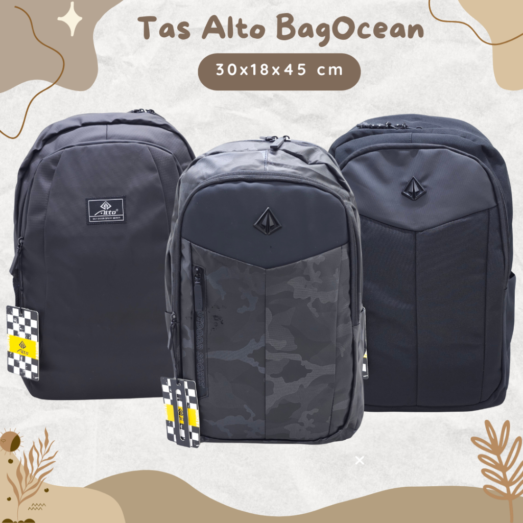 Jual TAS ALTO CORDURA ANTI AIR ORIGINAL 17 INCHI 2 RUANG MURAH / RANSEL ...