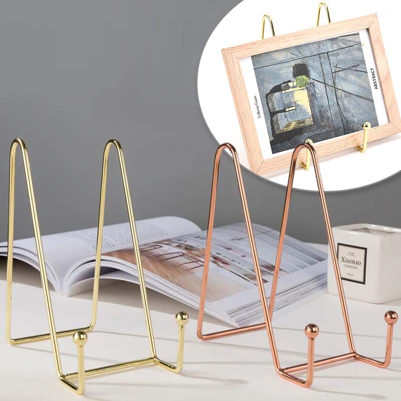 Jual Stand Display Buku Holder Tablet Besi Foto Stand Foto Piring ...