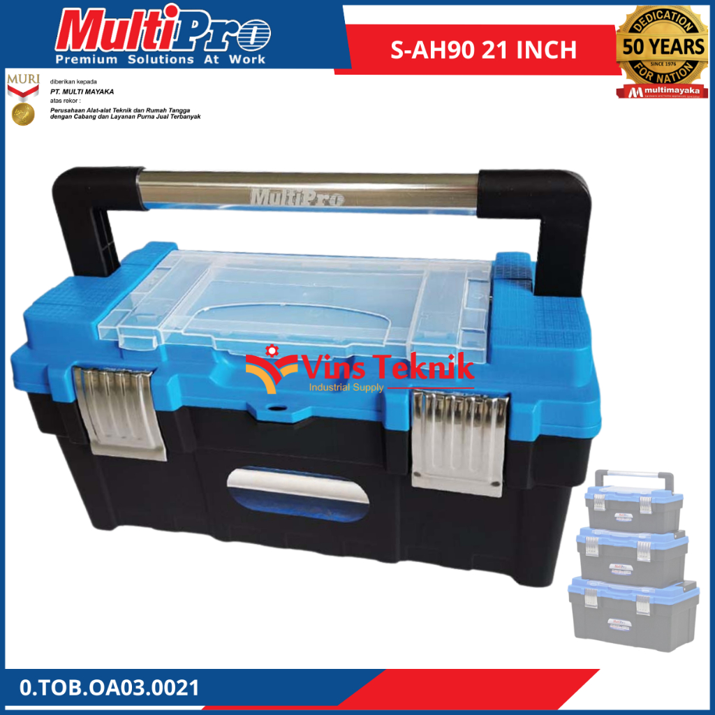 Jual Tool Box Plastik 21 inch Alat Pertukangan Toolbox Plastic HEAVY ...