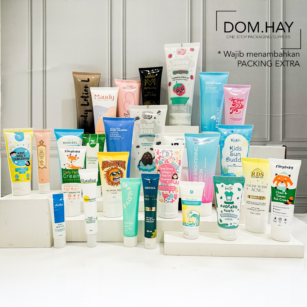 Jual Botol Tube Custom MOQ 1000pc Packaging Kosmetik Travel Size Lotion ...