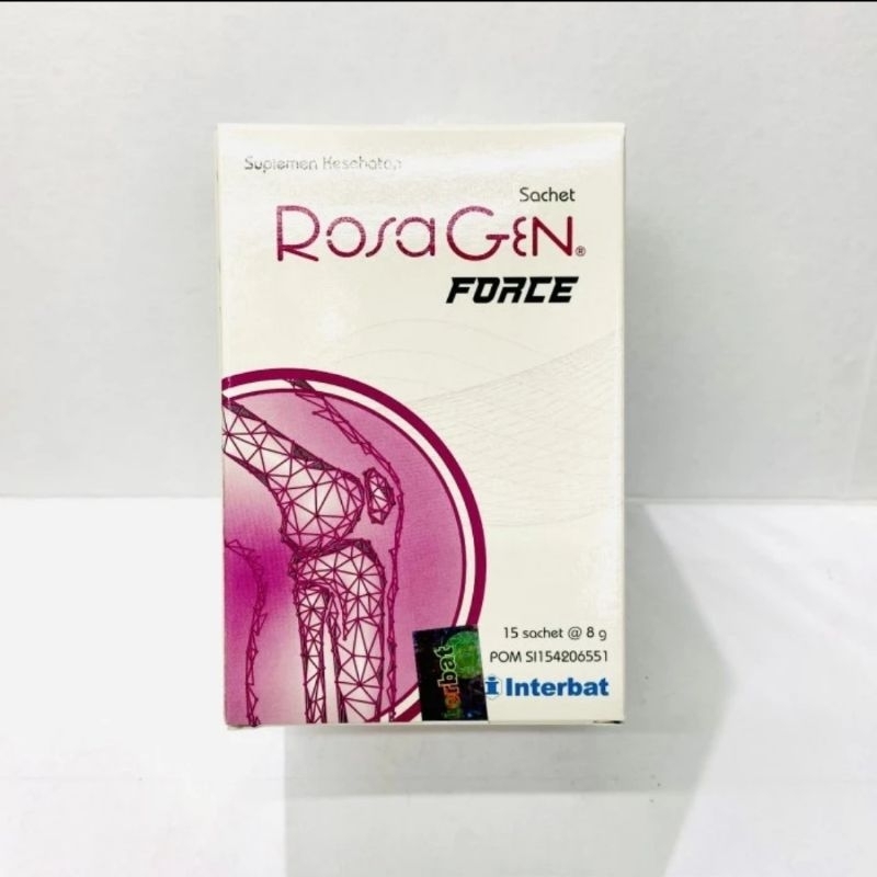 Jual ROSAGEN FORCE BOX 15 SACHET ORIGINAL ROSAGEN FORCE SUPLEMEN ...
