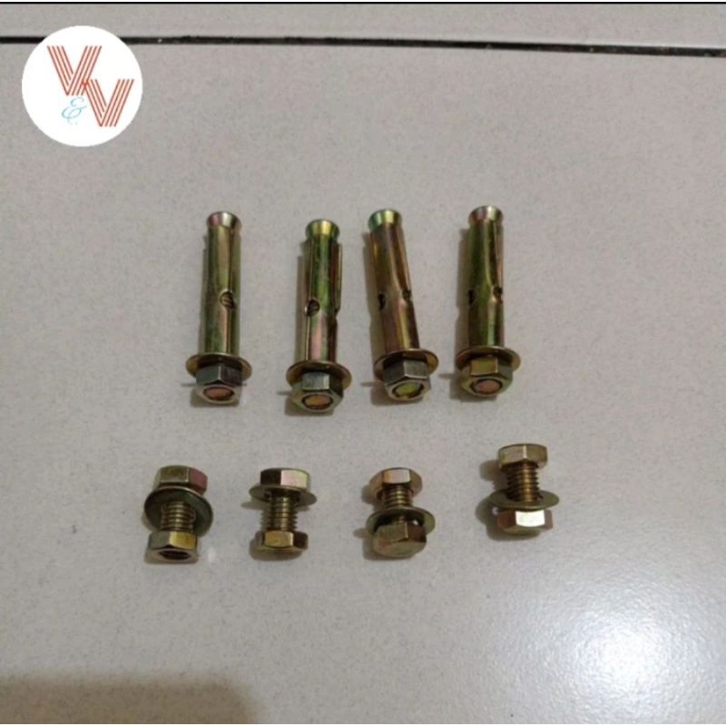 Jual dinabolt+baut bracket outdoor ac harga/set | Shopee Indonesia