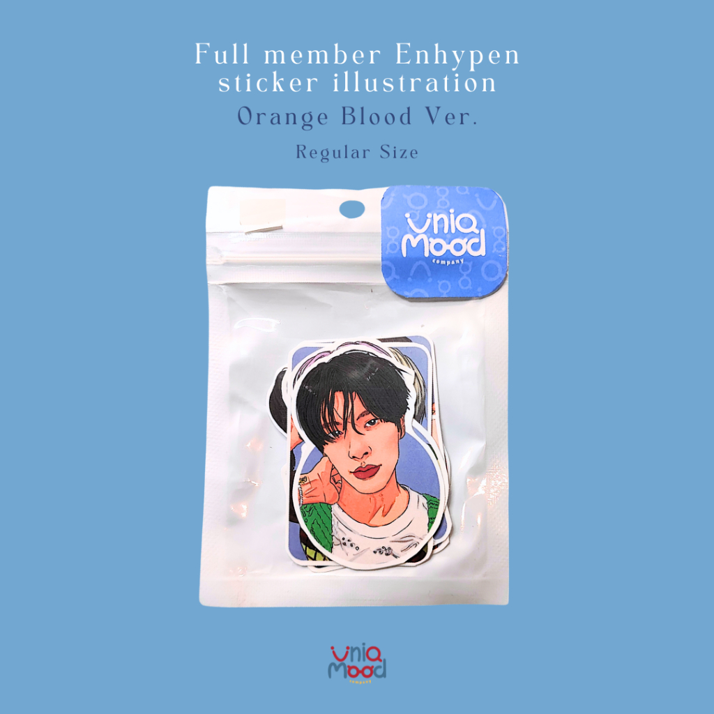 Jual Enhypen Sticker pack member Illustration Cute (uniqmood.co ...