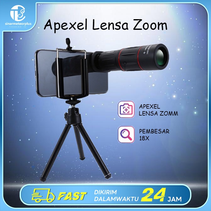 Jual Lensa Zomm Lens Kamera Tele Zoom HP 28X ZOOM LENSA Universal 28X25 ...