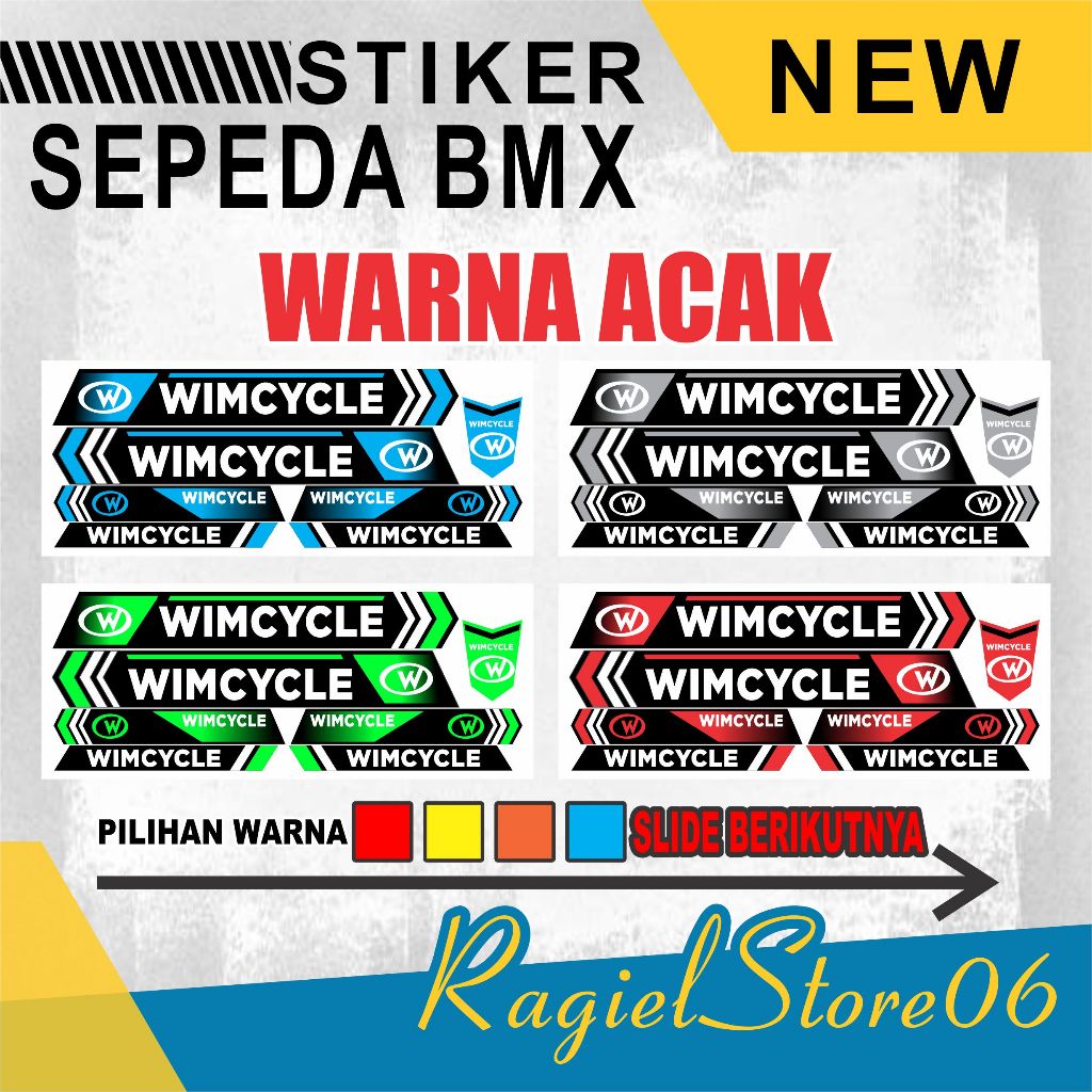 Jual stiker sepeda WIMCYCLE Stiker Variasi Striping Sticker Tempel Logo ...