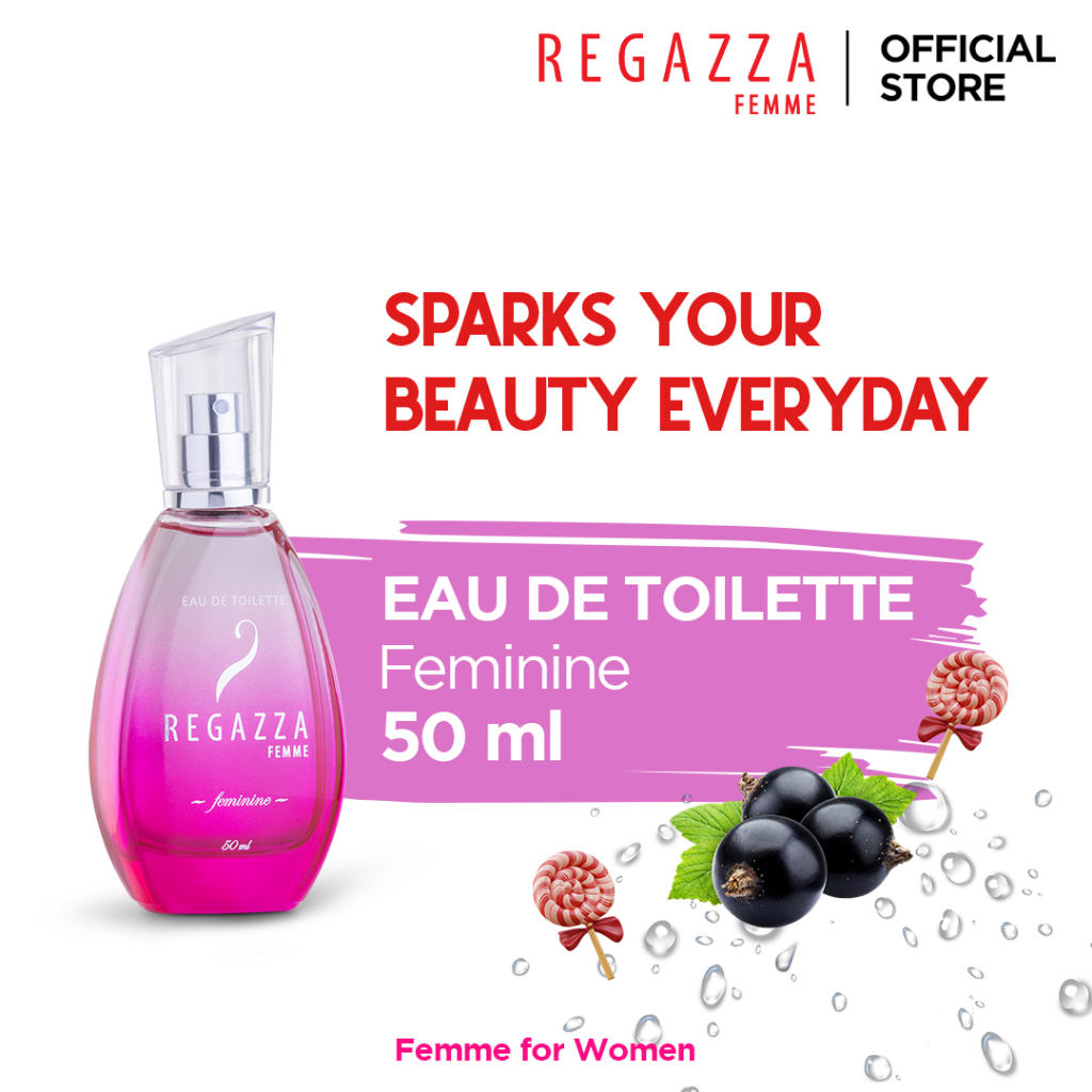 Jual Regazza EDT Feminine (Pink, 50ml) | Shopee Indonesia