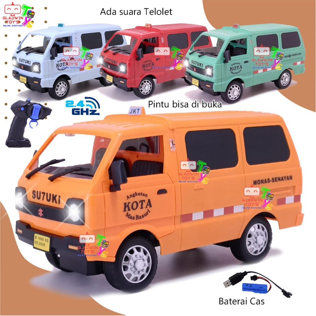 Jual RC SUZUKI ANGKOT MAS BASURI ANGKUTAN TELOLET 2.4 GHZ REMOTE ...