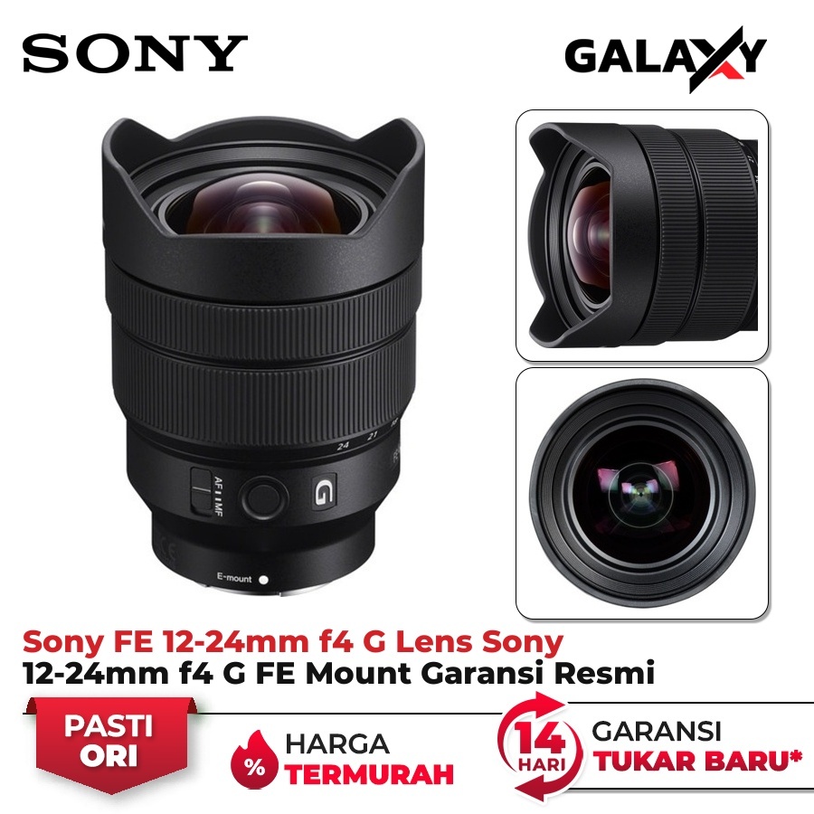 Jual Sony FE 12-24mm f4 G Lens Sony 12-24mm f4 G FE Mount Garansi Resmi | Shopee Indonesia