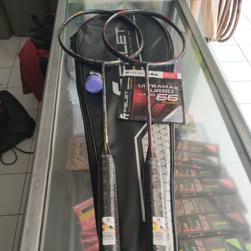 Jual RAKET BADMINTON FELET AERO CARBON ORIGINAL | Shopee Indonesia