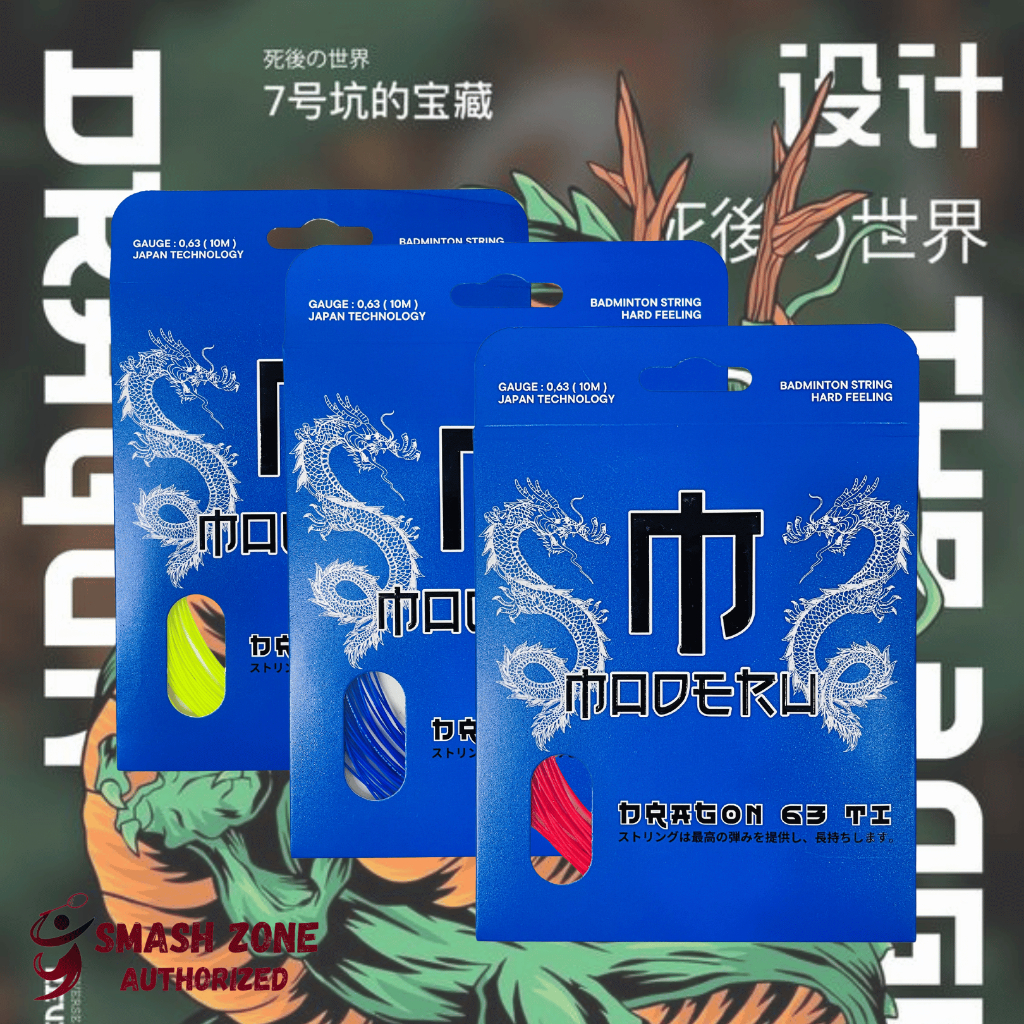 Jual Senar Badminton MODERU Dragon 63 Titanium Original Senar Raket ...