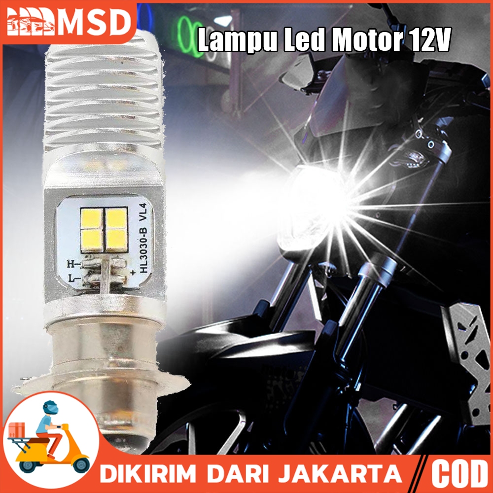 Jual Lampu LED Motor T19 H6 M5 K1 LED riving T19 PRO Dual Color LAMPU LED T19 Bohlam Bolam Lampu ...
