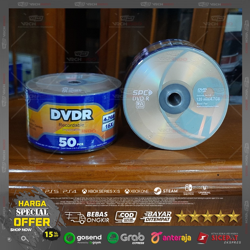 Jual SPC DVD-R 16x / DVDR SPC [Pcs-Kosong] !! | Shopee Indonesia