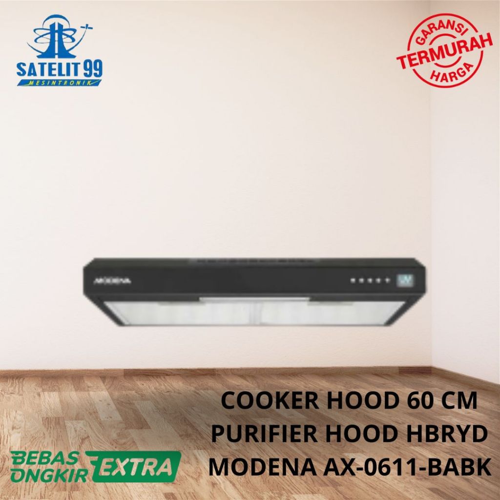 Jual COOKER HOOD / penghisap asap dapur 60 CM PURIFIER HOOD HBRYD ...