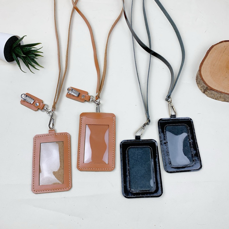 Jual LINEAR LEATHER - Id Card / Name Tag - Kalung ID Card Kulit ...