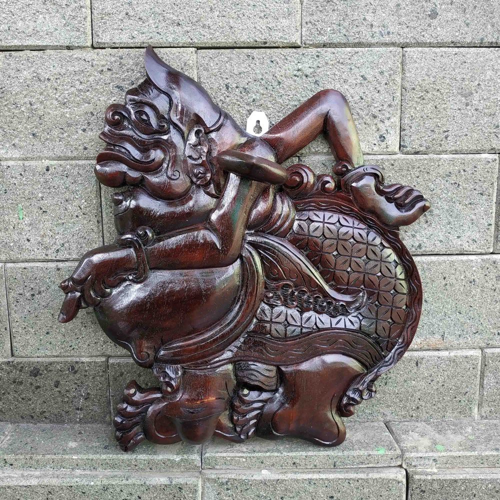 Jual Blawong Keris Motif Ukiran Semar Antik Kayu Jati | Shopee Indonesia