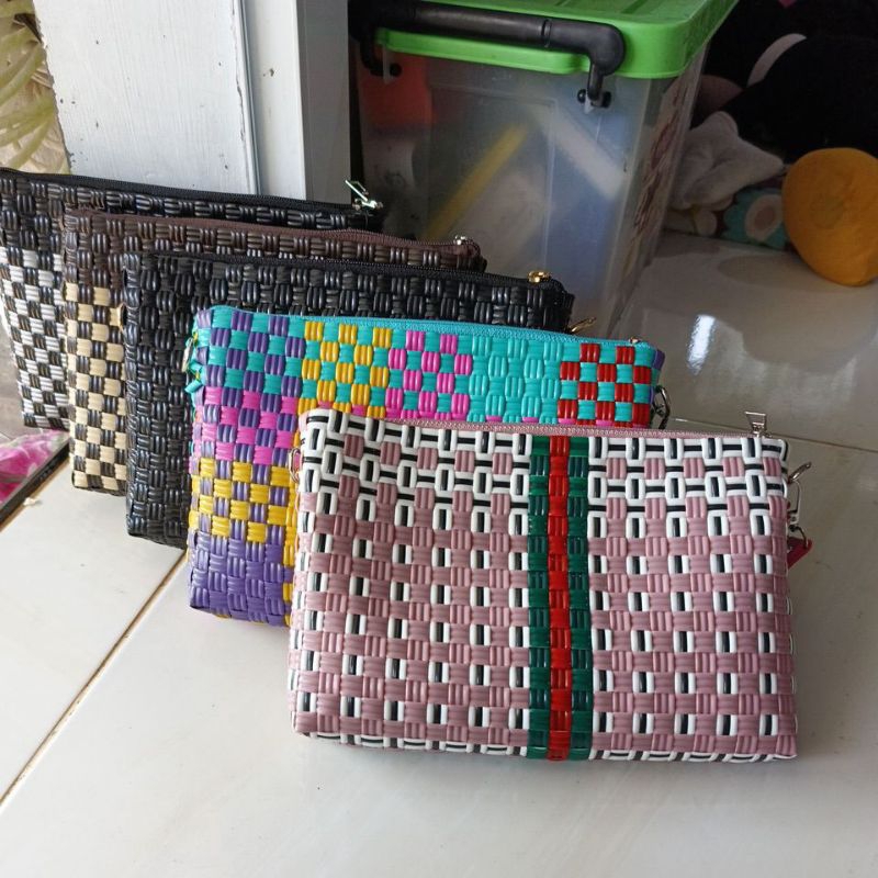 Jual dompet anyaman jali jali , dompet unik | Shopee Indonesia