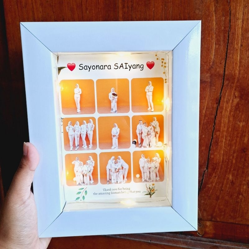 Jual Kado frame kolase foto 3D uk 5r 18x13cm | kado frame kado besti ...