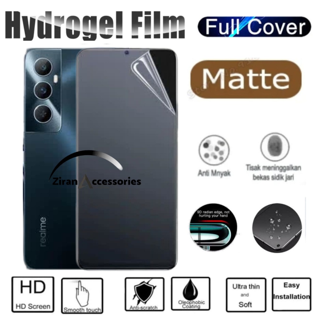 Jual Anti gores jelly Hydrogel matte glare Realme C65 C51s TPU pelindung jelly | Shopee Indonesia