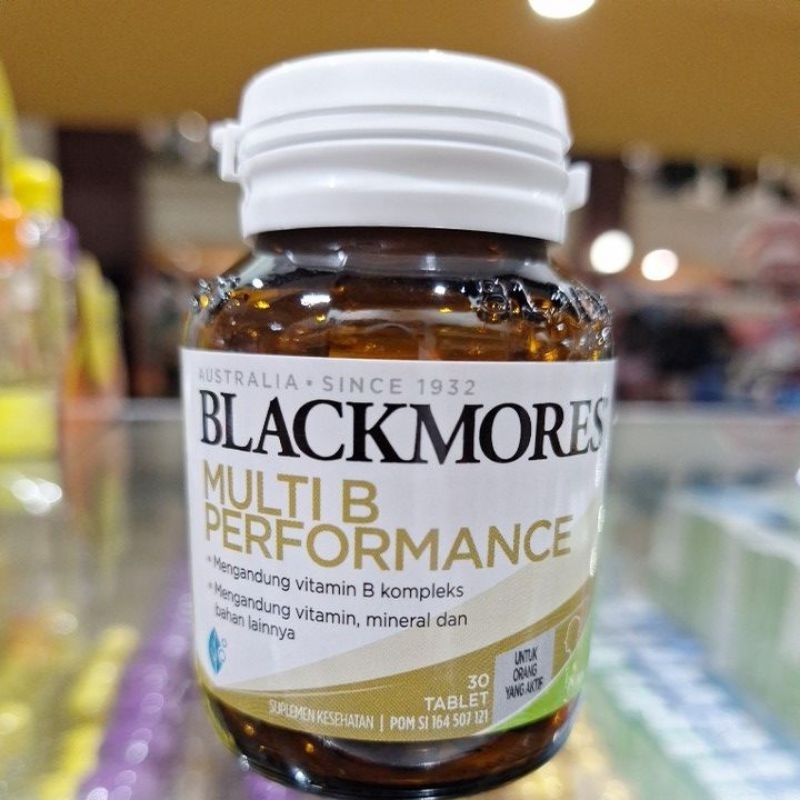 Jual BLACKMORES MULTI B PERFORMANCE isi 30pcs | Shopee Indonesia