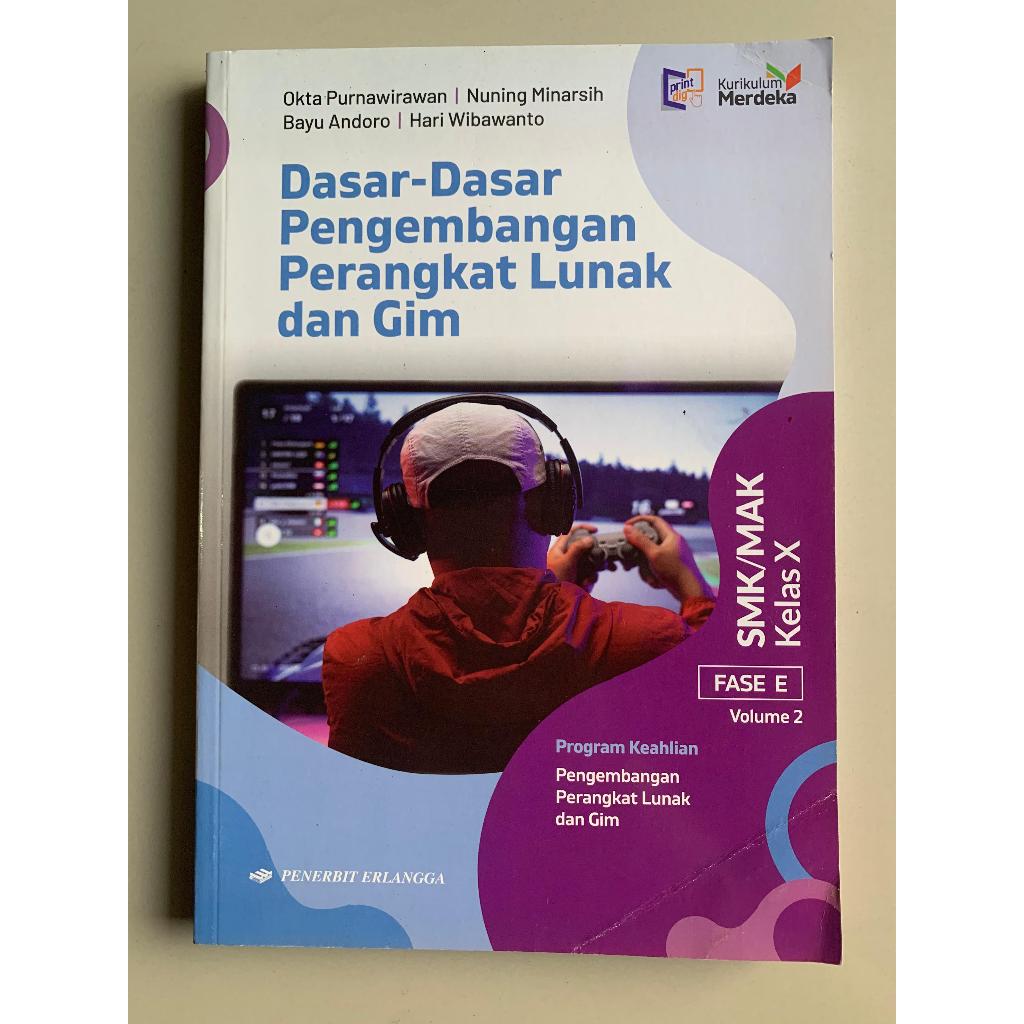 Jual Dasar-Dasar Pengembangan Perangkat Lunak dan Gim Volume 2 SMK/MAK ...