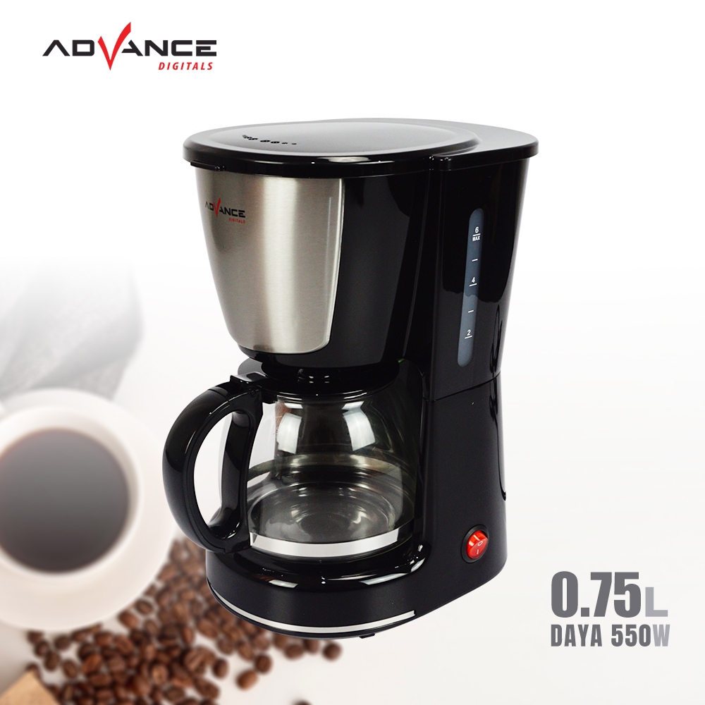 Jual Advance CM-208A Drip Coffee Maker 0.75 Liter Mesin Kopi Otomatis ...